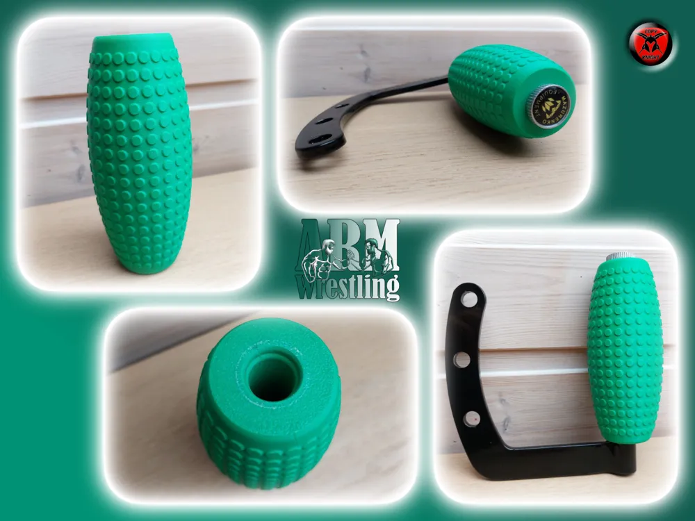 Armwrestling Elliptical Roll Handle slim by CopyKnight MakerWorld ...