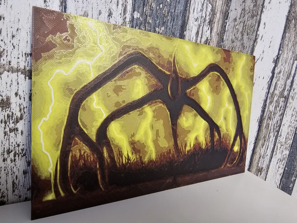Stranger Things Mind Player_Hueforge - Free 3D Print Model - MakerWorld