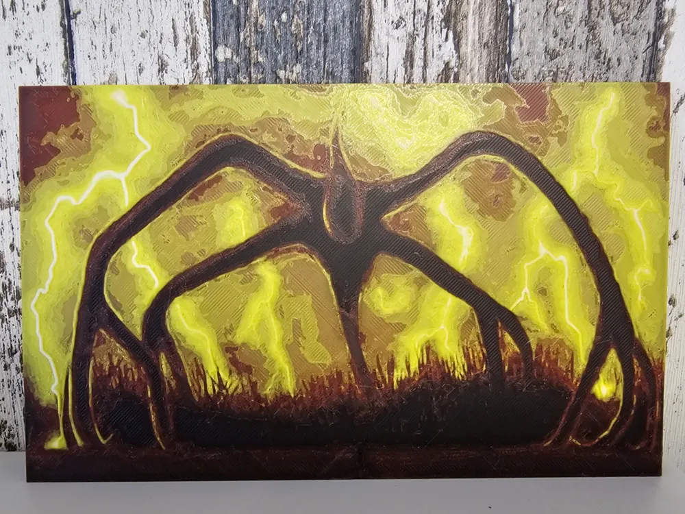 Stranger Things Mind Player_Hueforge - Free 3D Print Model - MakerWorld