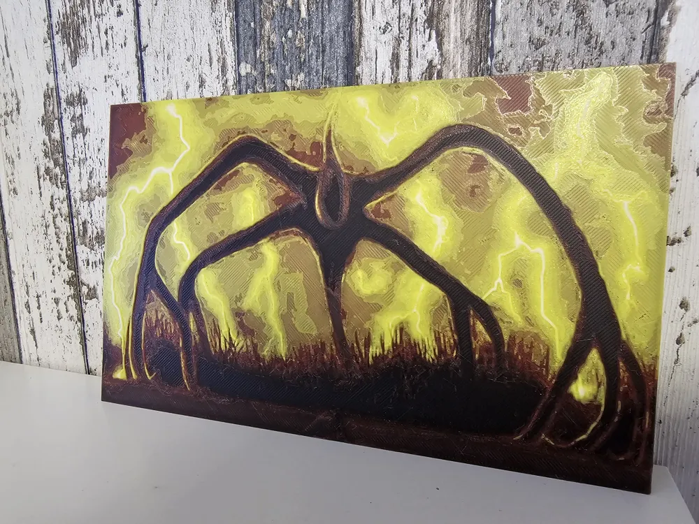 Stranger Things Mind Player_Hueforge - Free 3D Print Model - MakerWorld