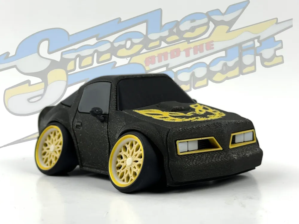 Tooned FIREBIRD TRANS AM - Free 3D Print Model - MakerWorld