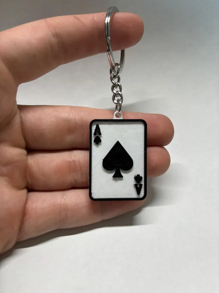 Ace cards keychain by Cavel.stl MakerWorld: Download Free 3D Models