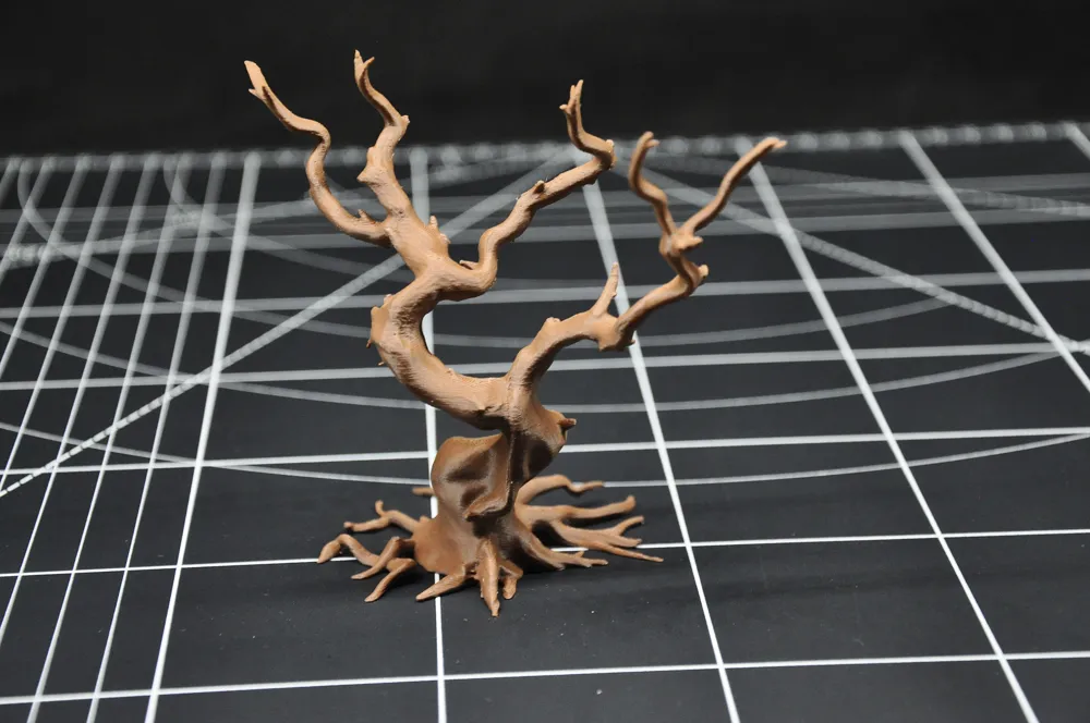Twisted dead tree - Miniature terrain - Free 3D Print Model - MakerWorld