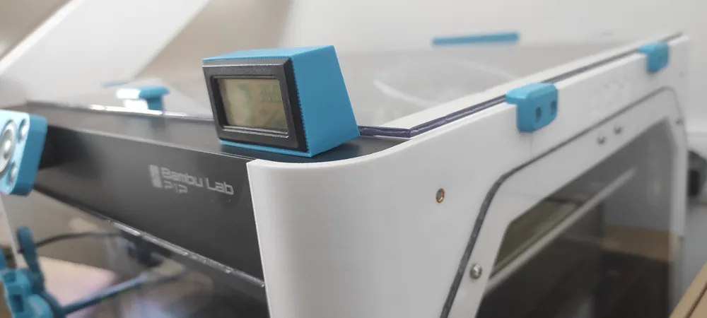 Thermometer and Humidity meter for Bambu Lab P1P by Tomasino - MakerWorld