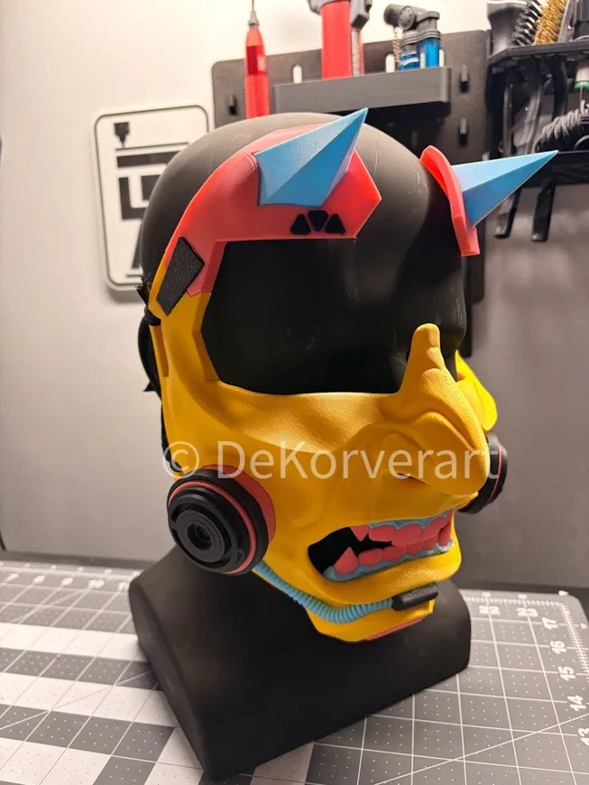 J's Cyber Oni - Free 3D Print Model - MakerWorld