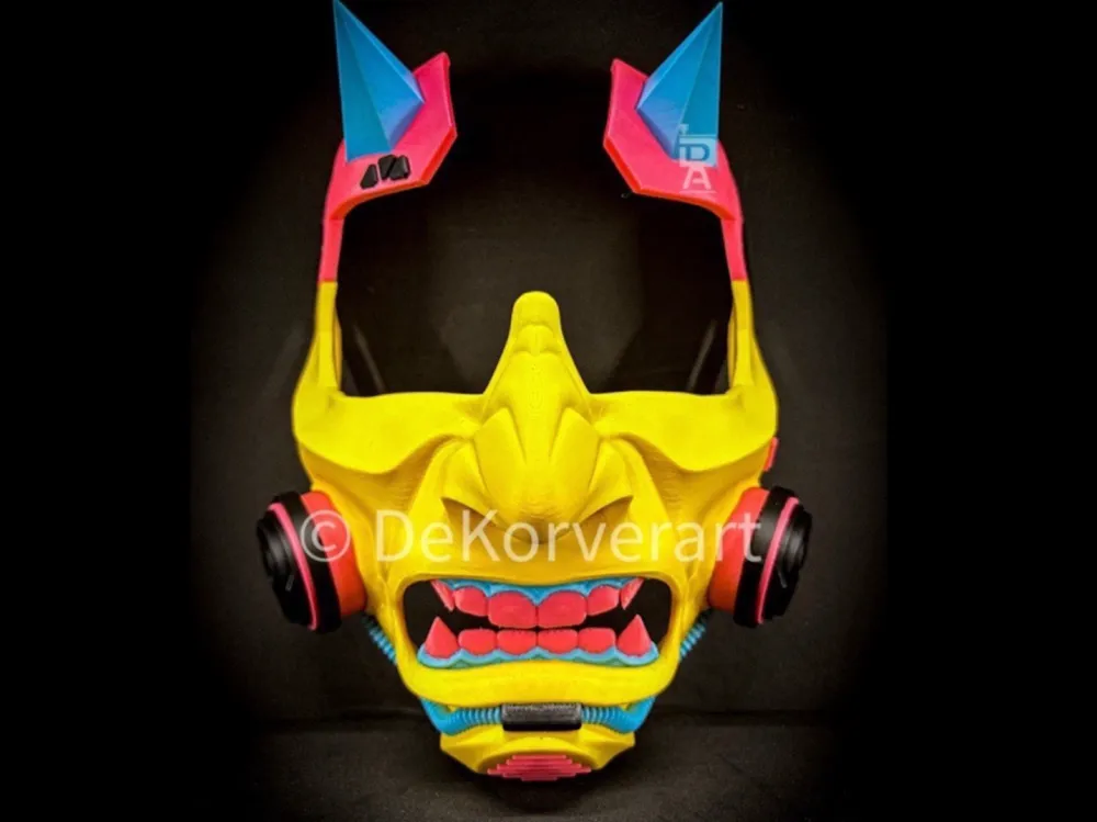 J's Cyber Oni - Free 3D Print Model - MakerWorld