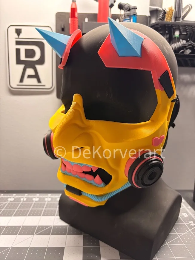 J's Cyber Oni - Free 3D Print Model - MakerWorld