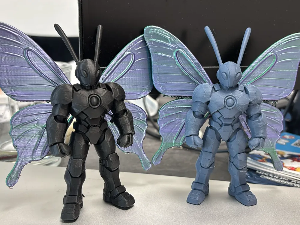 Bots: Insect Mech Type Butterfly (Multi-part) by orenlibane MakerWorld: Download Free 3D Models