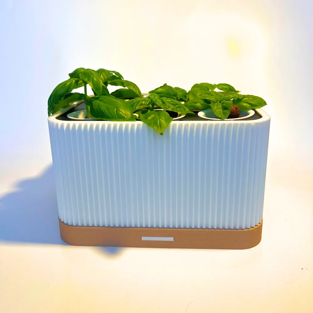 Hydroponic planter by MHOOFS MakerWorld: Download Free 3D Models