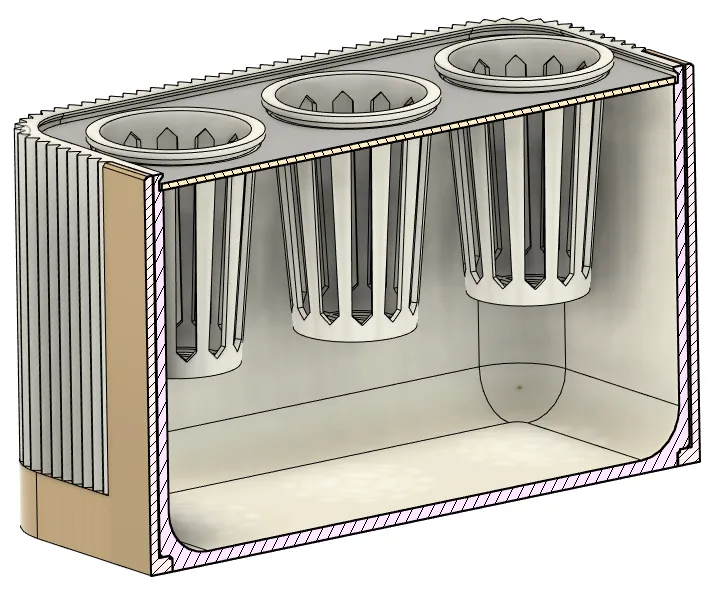 Hydroponic planter by MHOOFS MakerWorld: Download Free 3D Models