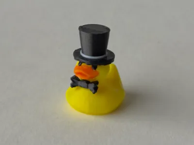 Mini Animals (Fancy Top Hat Duck) by ThePrintingLabs MakerWorld ...