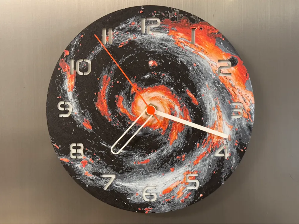 wall / desk clock Galaxy by cP3D - MakerWorld