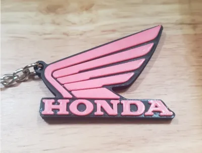 Honda Logo Keychain by LusoPrint3D - MakerWorld