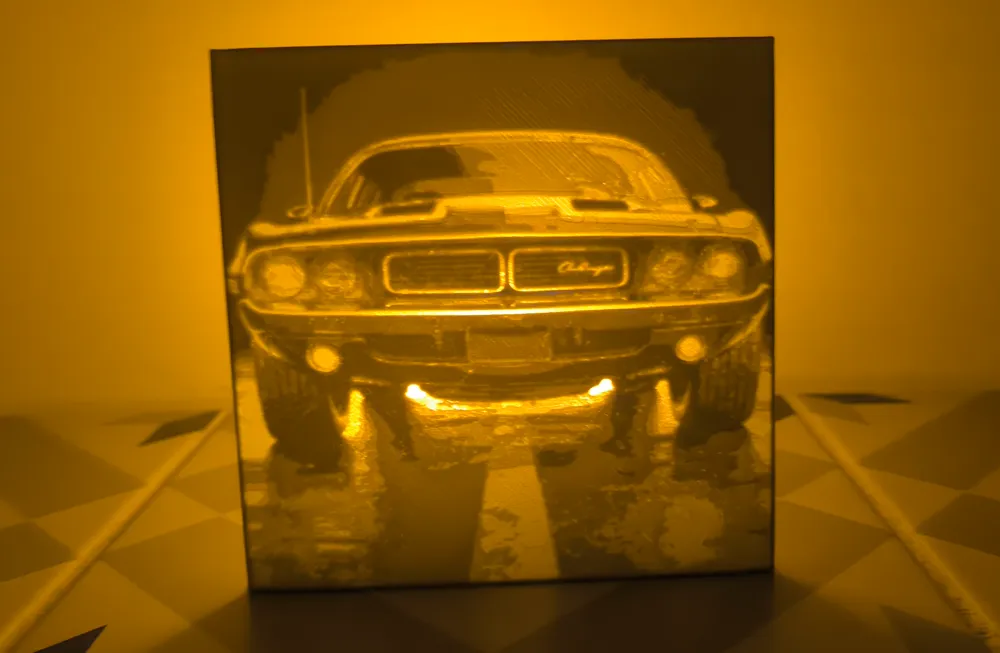 Collection of American muscle cars light stands by Lukas MakerWorld ...