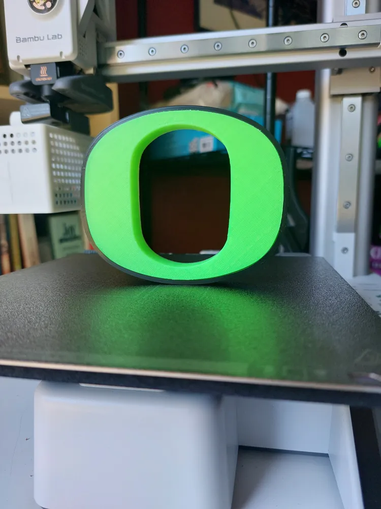 Oregon O logo - Free 3D Print Model - MakerWorld