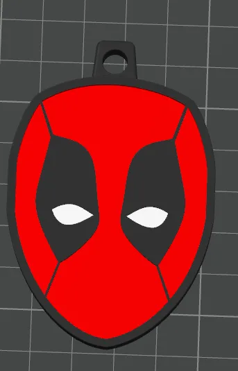 Deadpool Keychain by canvas-assent.0w - MakerWorld