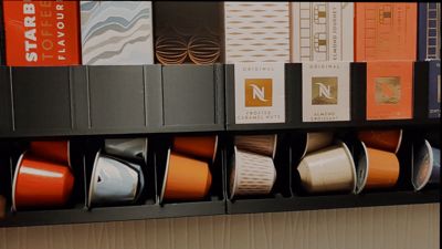 Wall-mounted Nespresso Capsule Dispenser Remixed by Maff^ MakerWorld ...
