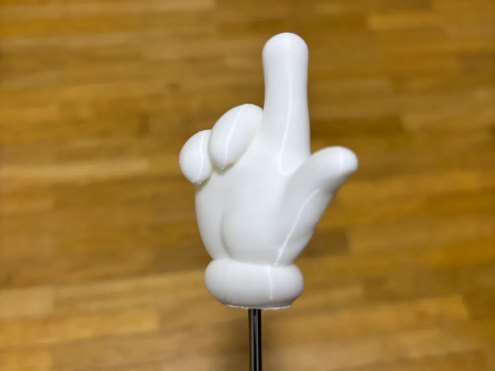 Cartoon pointy finger - Free 3D Print Model - MakerWorld