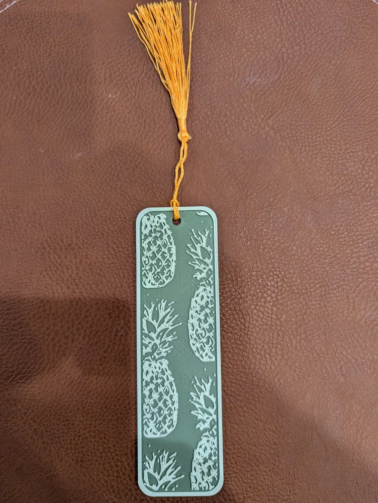 Pineapple Bookmark - Free 3D Print Model - MakerWorld