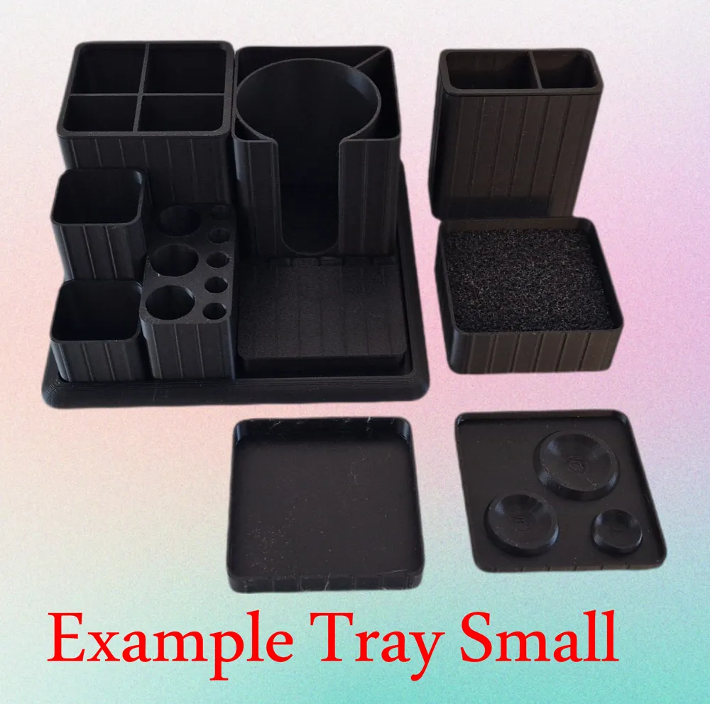 Beauty organizer - modular make up station - Free 3D Print Model ...