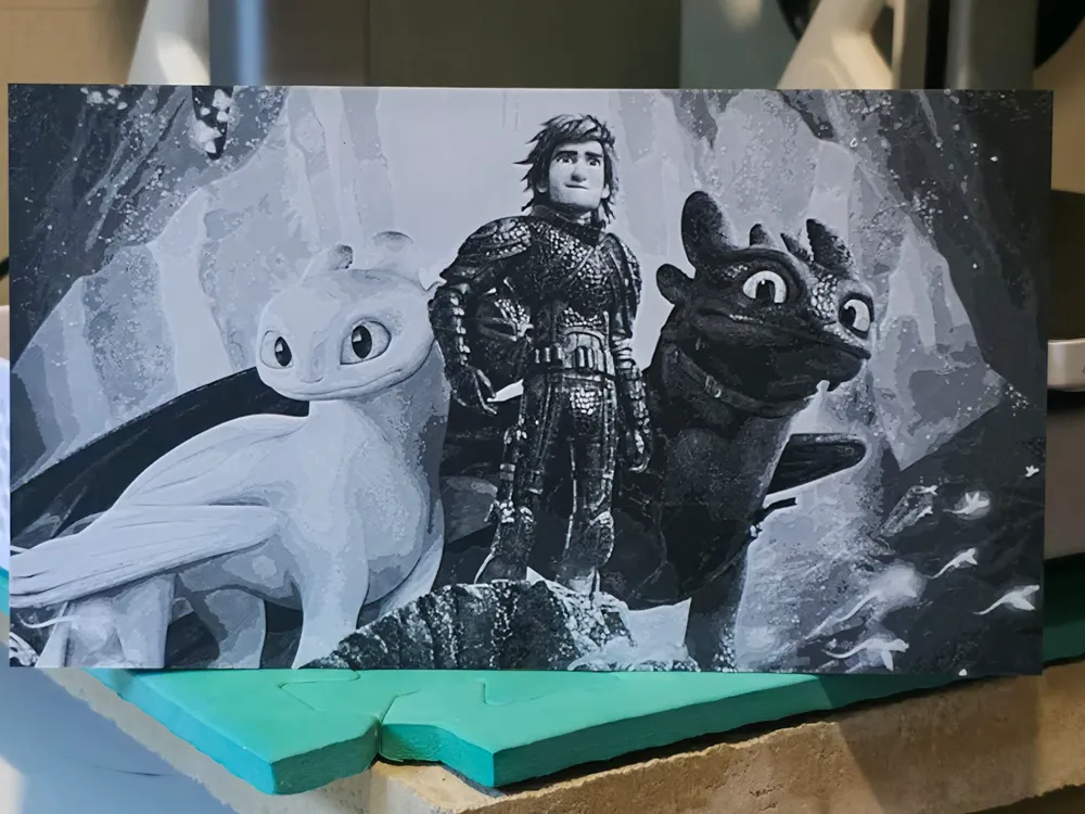 How to train your dragon - Hueforge by Craven112 MakerWorld: Download ...