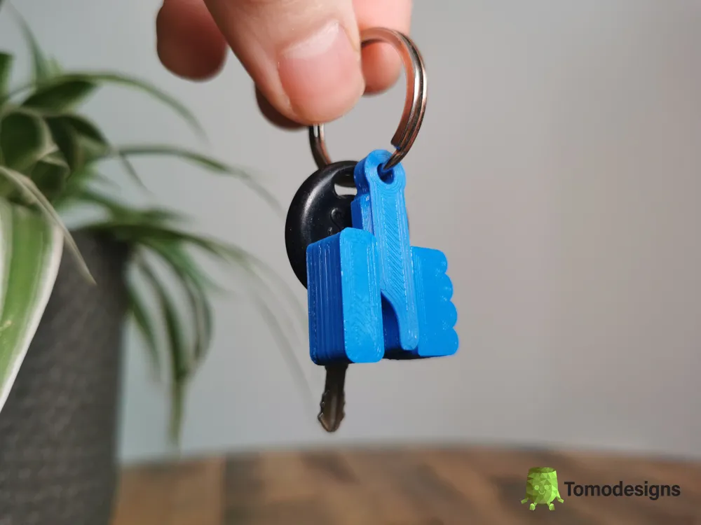 Mini Thumb Up Keychain by TomoDesigns MakerWorld: Download Free 3D Models