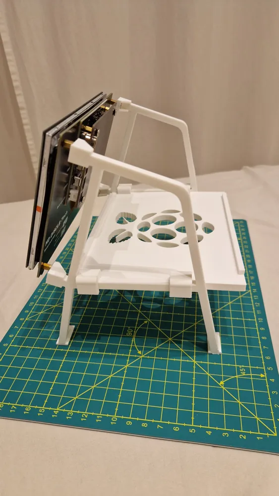 Soporte de pantalla de 7 pulgadas Raspberry Pi por 3D_mechaengineer ...