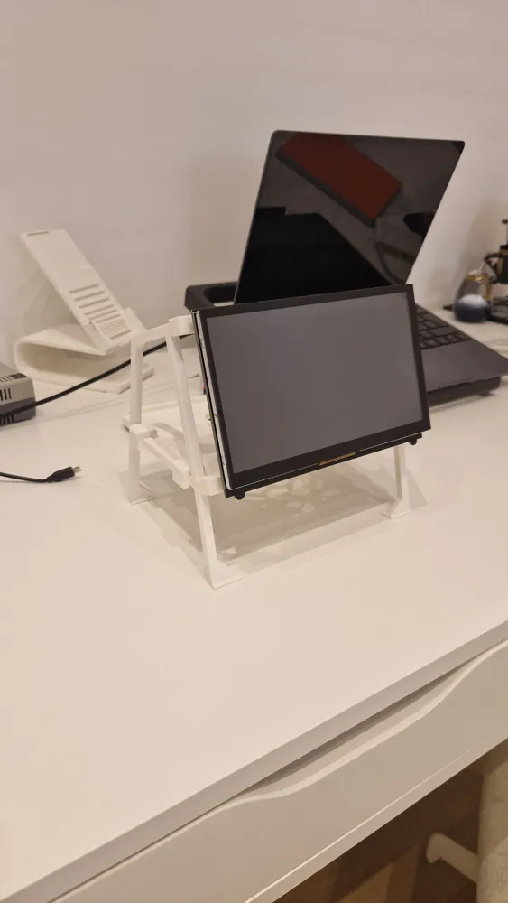Soporte de pantalla de 7 pulgadas Raspberry Pi por 3D_mechaengineer ...