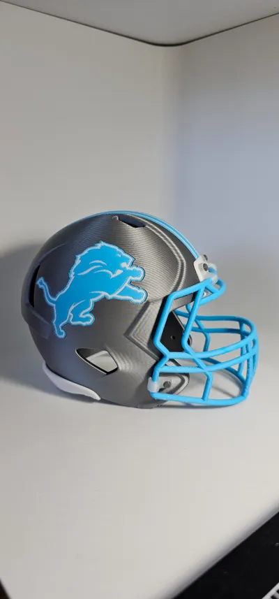 Detroit Lions NFL Football Helmet by animuL67 MakerWorld: Download Free ...