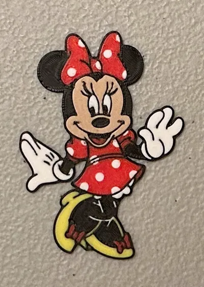 Multicolor Mickey Mouse Magnet by wotfan - MakerWorld