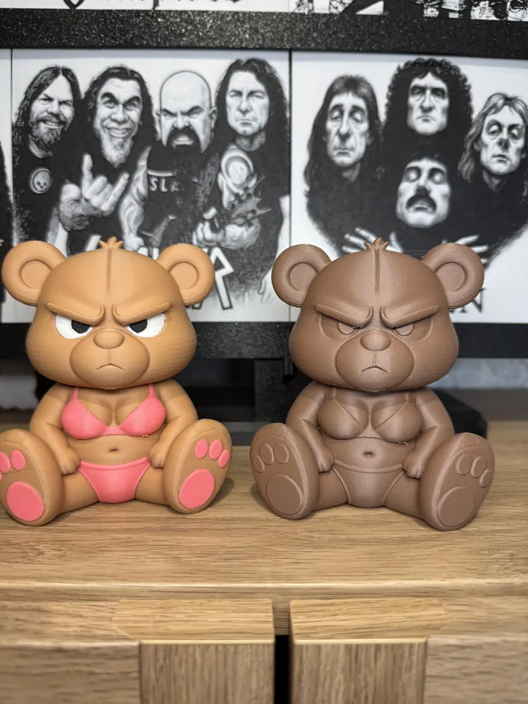 Mrs. Grumpy Bear in Bikini - Free 3D Print Model - MakerWorld