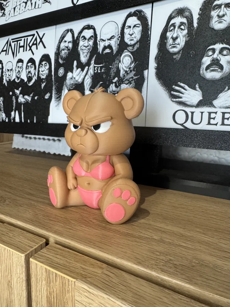 Mrs. Grumpy Bear in Bikini - Free 3D Print Model - MakerWorld