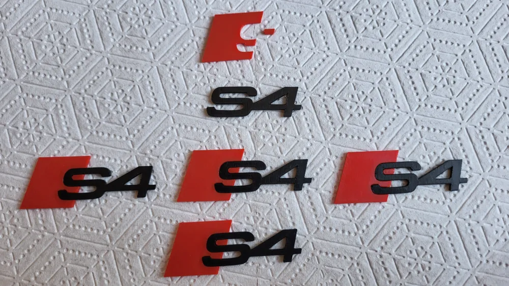 Audi S4 logo by CsTibikeee - MakerWorld