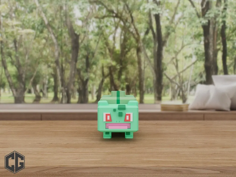 Bulbasaur Pokemon Multicolor by CG3D MakerWorld: Download Free 3D Models