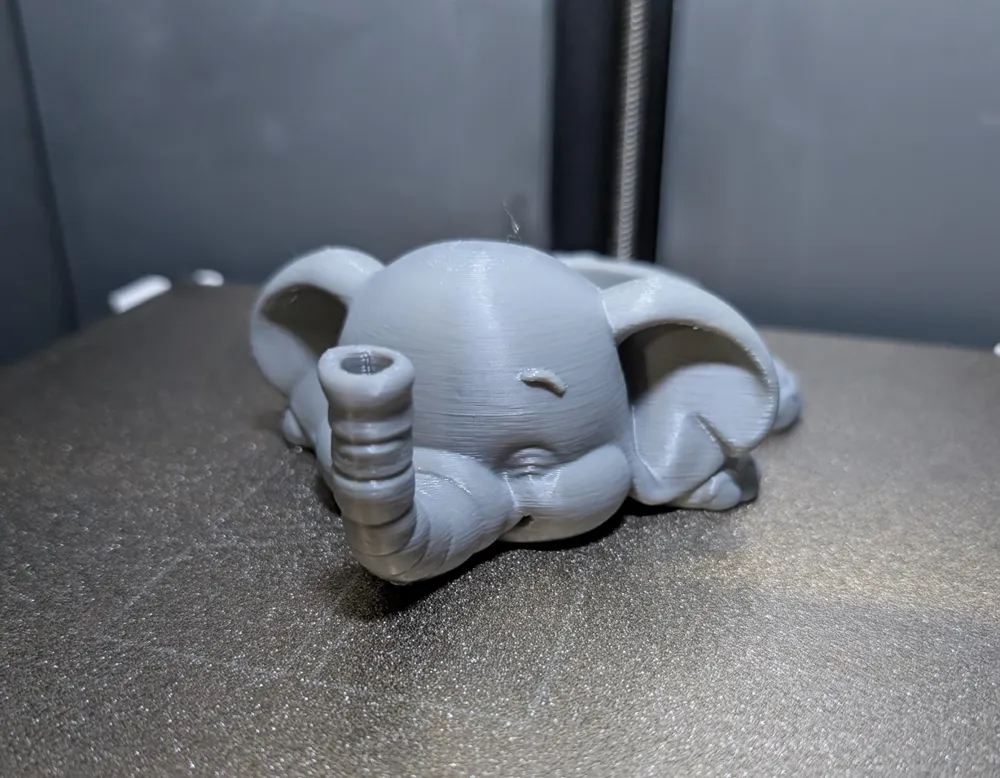 Baby elephant solo cup holder - Free 3D Print Model - MakerWorld