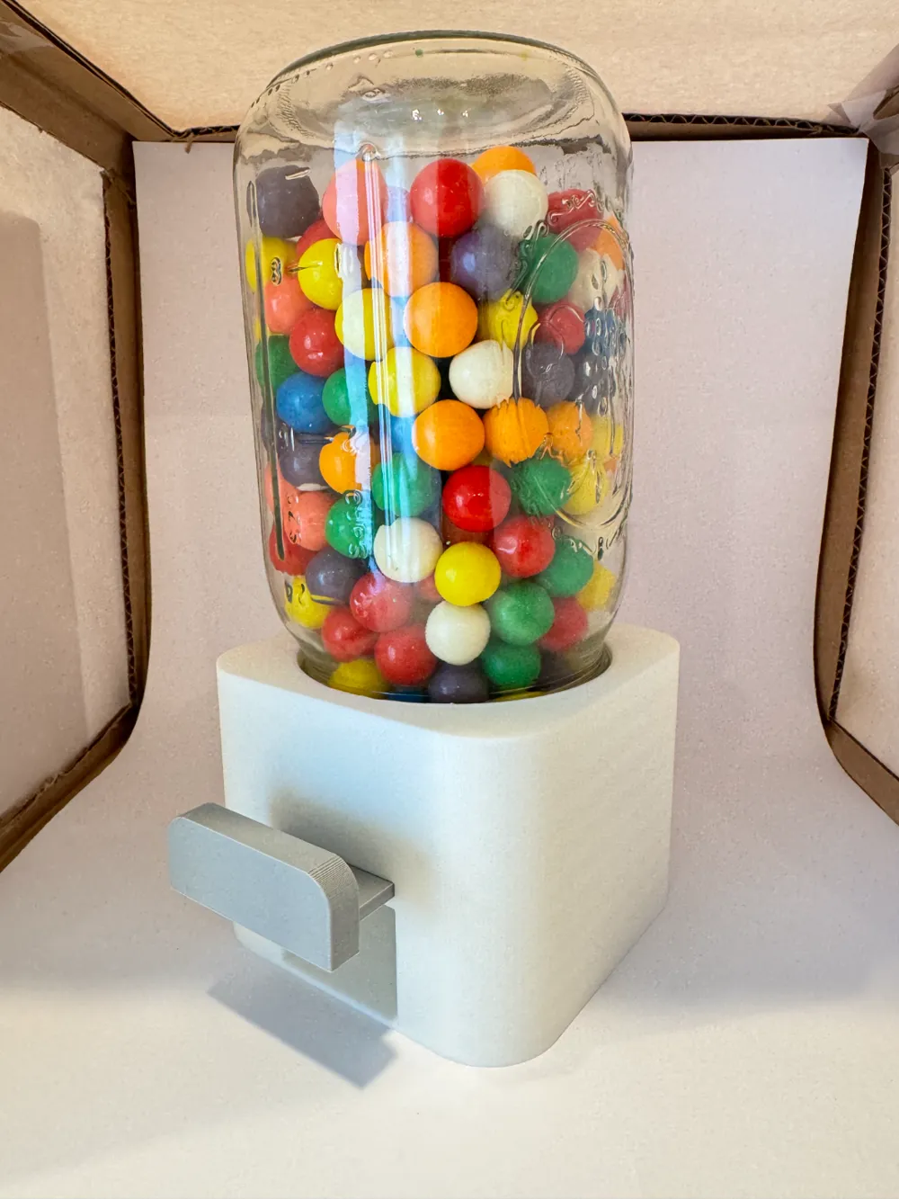 Working Jar Gumball Machine With 3D Printed Spring by Fin3dPrinting ...