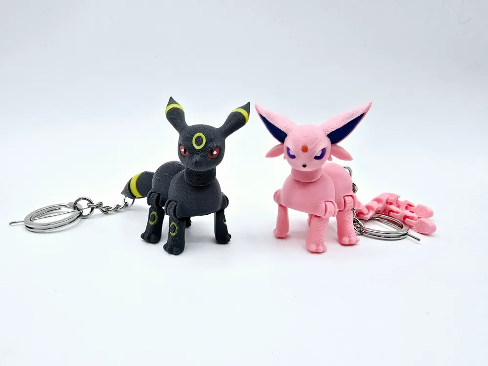 Flexi Umbreon Pocket Pet Keychain by FilliFuu MakerWorld: Download Free ...