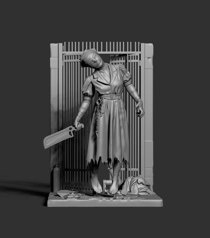 The Nurse: Sally Smithson - Dead by Daylight - Free 3D Print Model ...