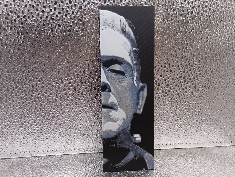 Frankenstein's Monster – Hueforge Bookmark - Free 3D Print Model ...