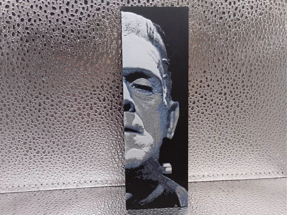 Frankenstein's Monster – Hueforge Bookmark - Free 3D Print Model ...
