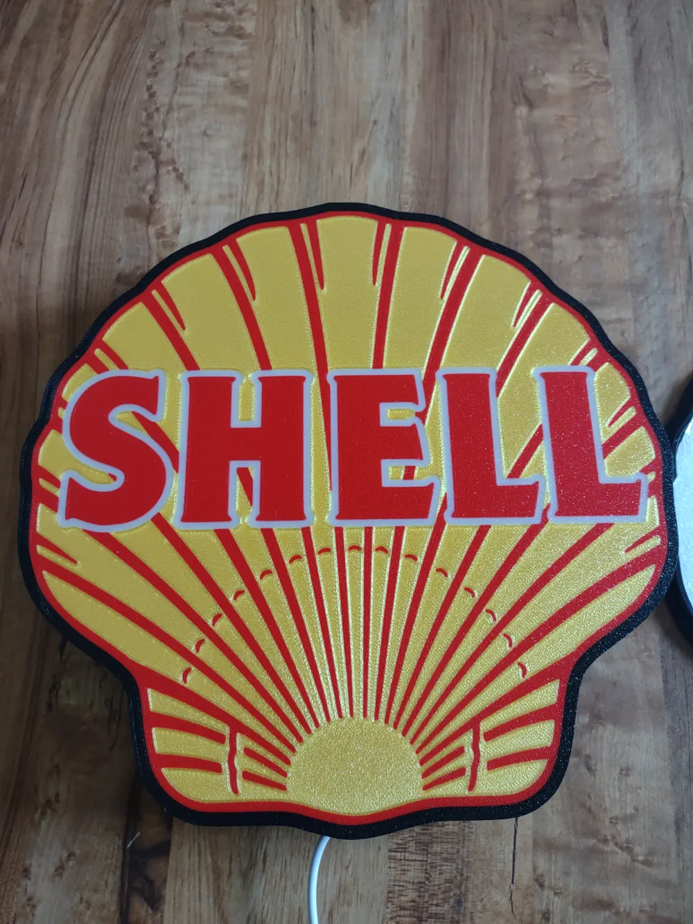 Shell Gas Pump Globe Light Box by kclements - MakerWorld