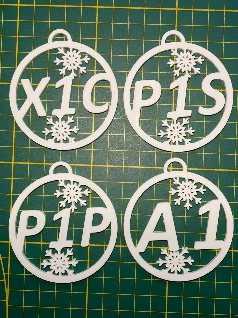 Bambu lab ornaments P1S/ P1P/ X1C/ A1 by Picobello MakerWorld: Download ...