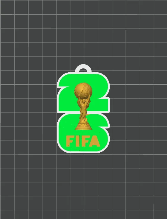 Smart FIFA World Cup NFC Keychain - Free 3D Print Model - MakerWorld