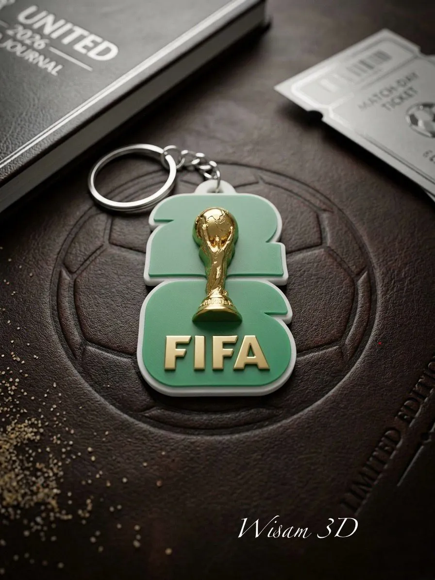 Smart FIFA World Cup NFC Keychain - Free 3D Print Model - MakerWorld