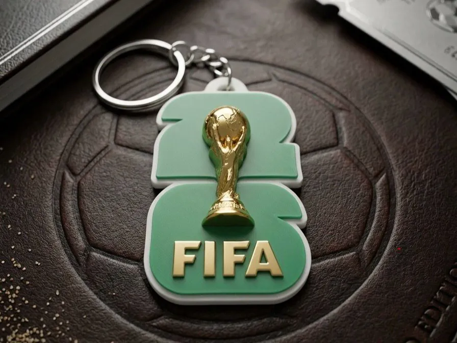 Smart FIFA World Cup NFC Keychain - Free 3D Print Model - MakerWorld