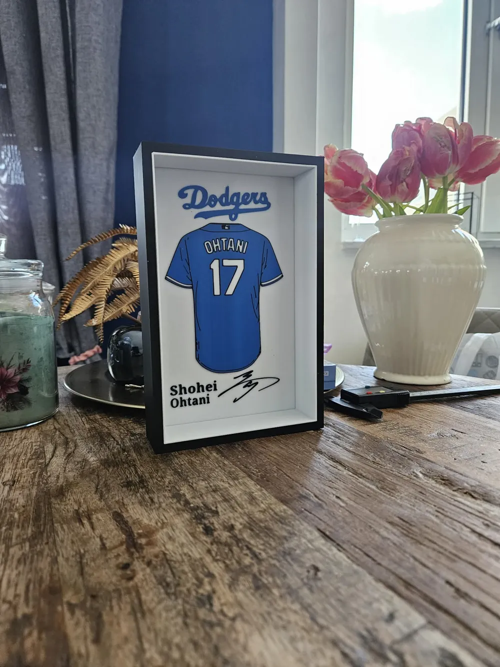 MLB - LA Dodgers Shohei Ohtani Jersey Display - Free 3D Print Model ...