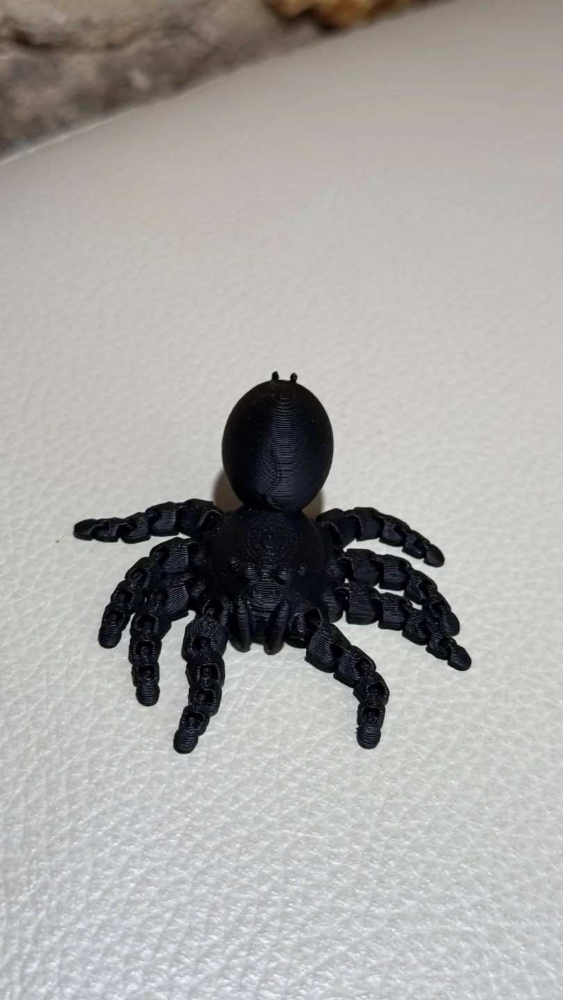 Halloween articulated spider magnet Remixed by mhyap - MakerWorld