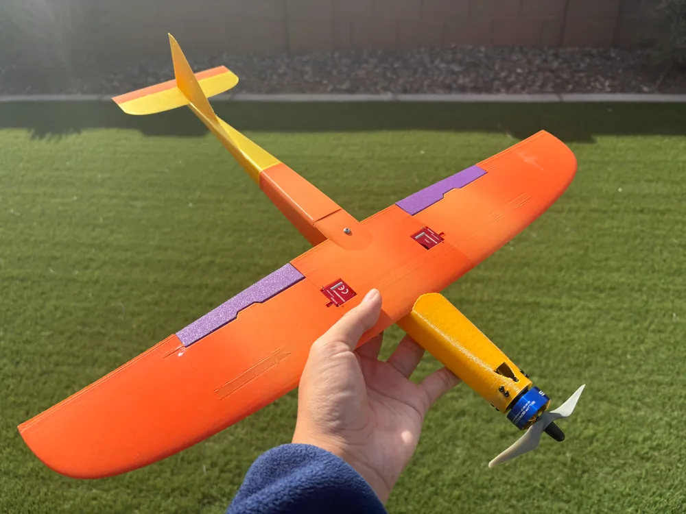 Meteor-The FASTEST RC plane on Makerworld - Free 3D Print Model ...