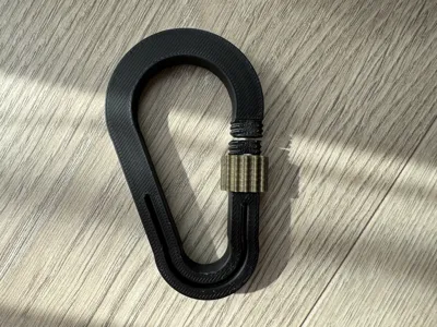 Actually Strong Carabiner - Free 3D Print Model - MakerWorld