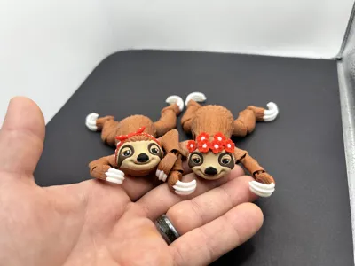 A cuddle of sloths - Free 3D Print Model - MakerWorld
